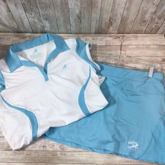 jiggy | Other | Womans Jiggy Brand Golf Outfit Polo And Skort | Poshmark